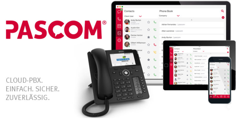 Pascom ONE CloudPBX - Jetzt vom Partner einrichten lassen.